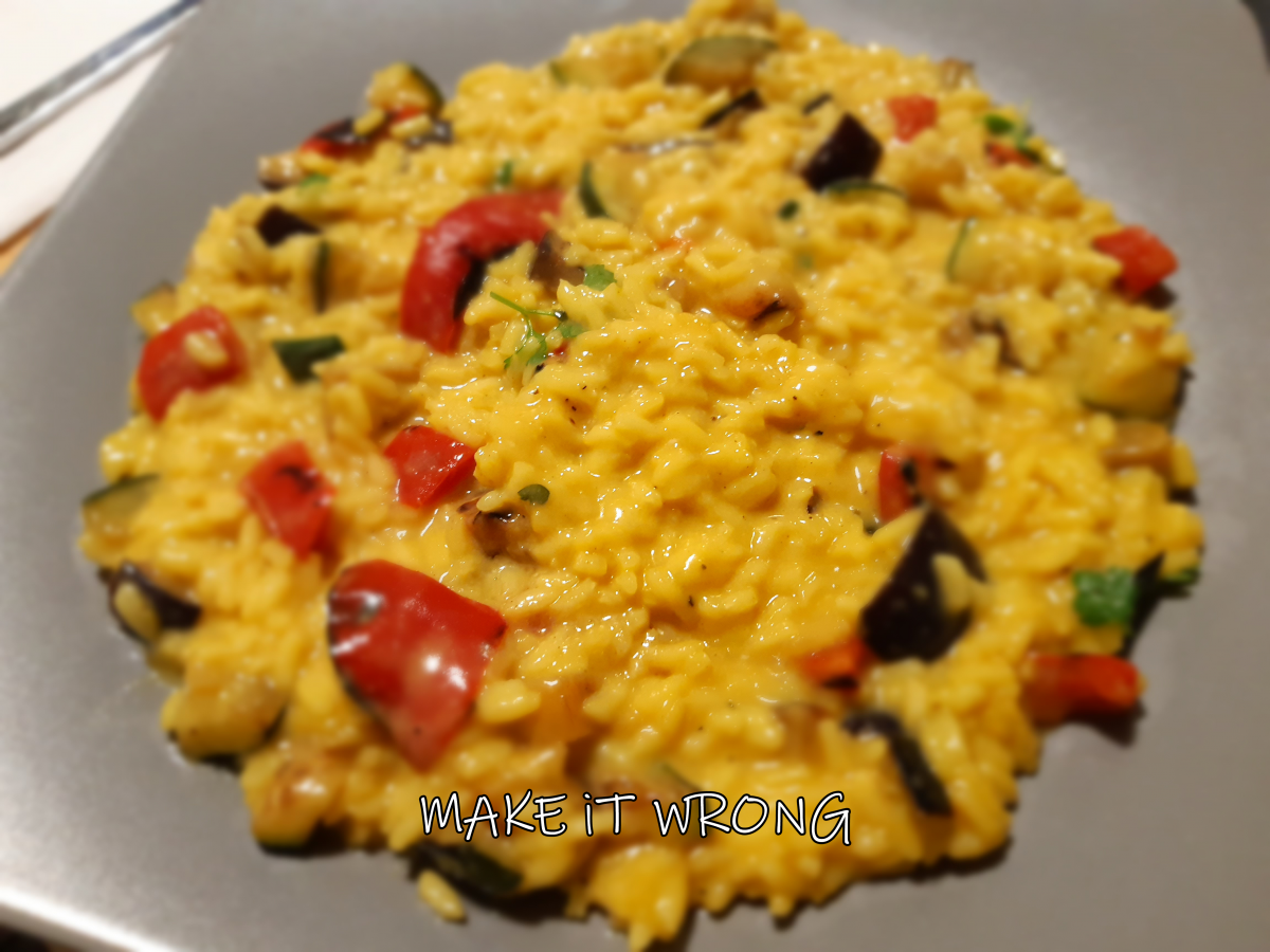 Risotto vegetariano • Cake On Cloud