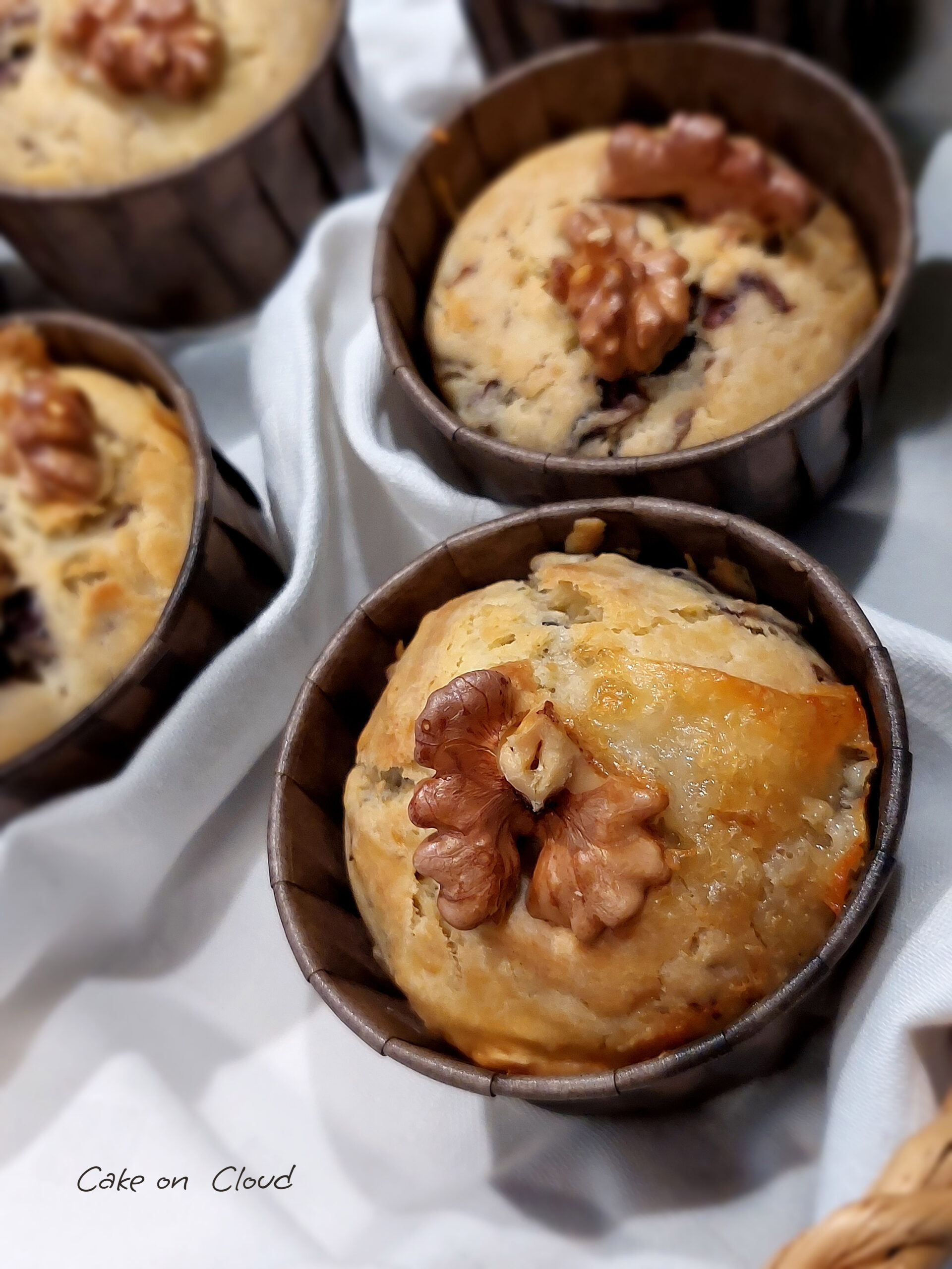 Muffin radicchio e taleggio • Cake On Cloud